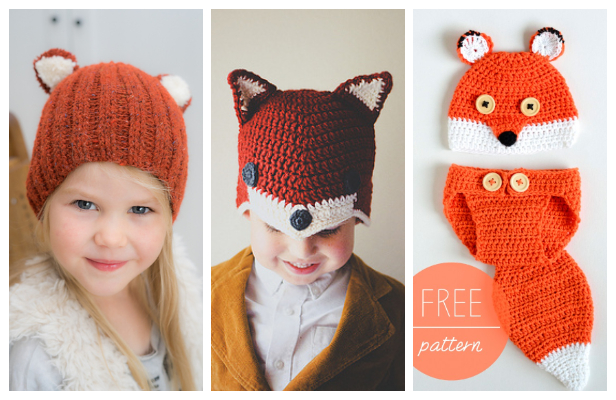 Crochet Fox Hat Free Crochet Patterns