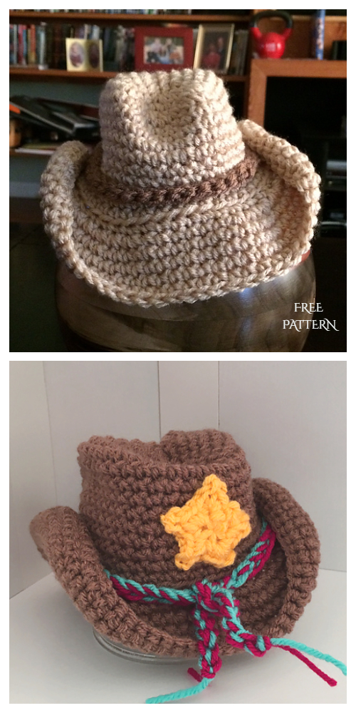 Straw Cowboy Hat Crochet Pattern PDF Pattern Download Lupon gov ph