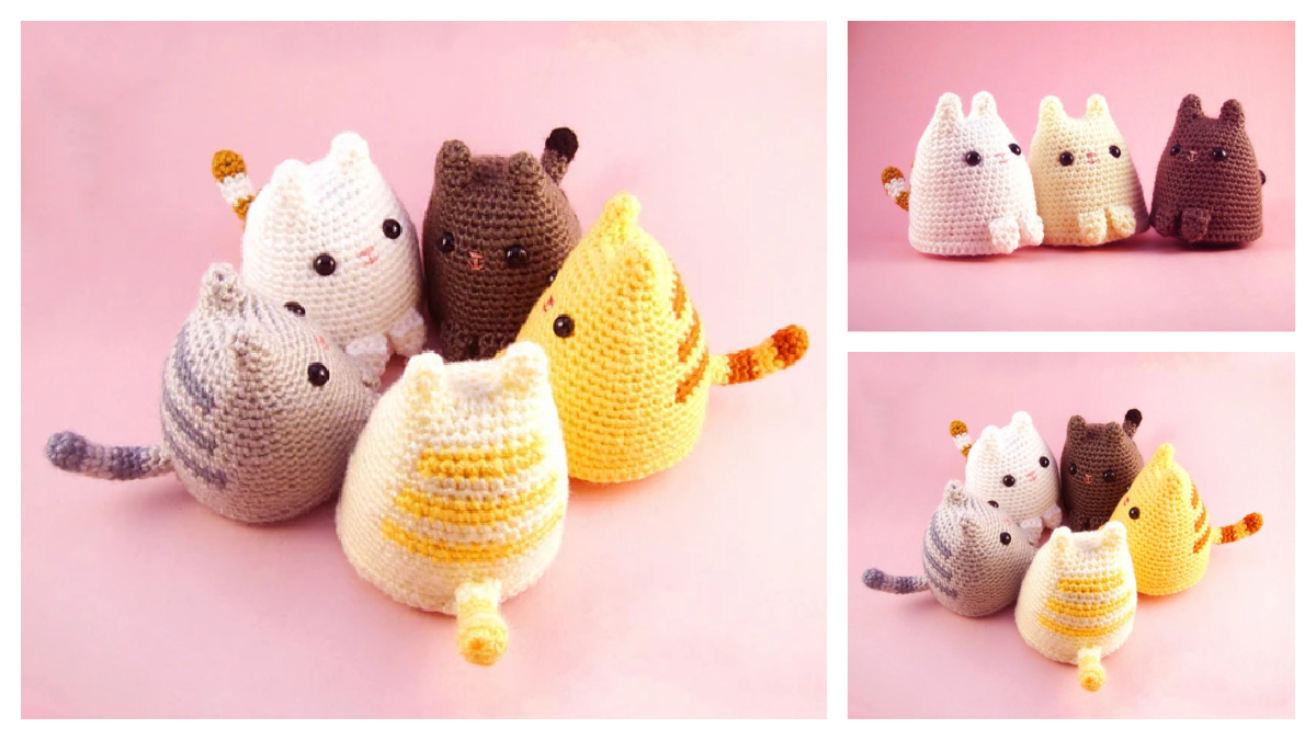 Crochet Dumpling Kitty Amigurumi Free Patterns - DIY Magazine
