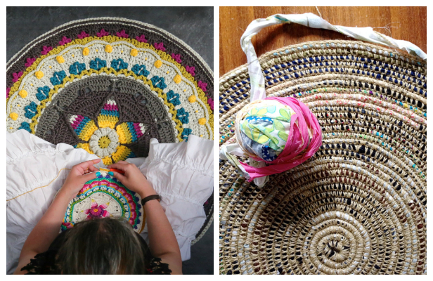Round Area Rugs Free Crochet Patterns - DIY Magazine