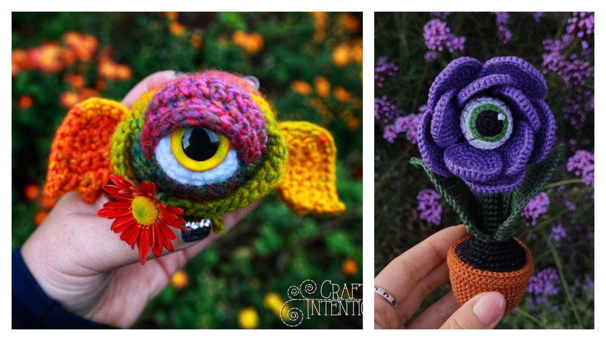 Spooktacular Eyeball Crochet Patterns for Halloween - DIY Magazine