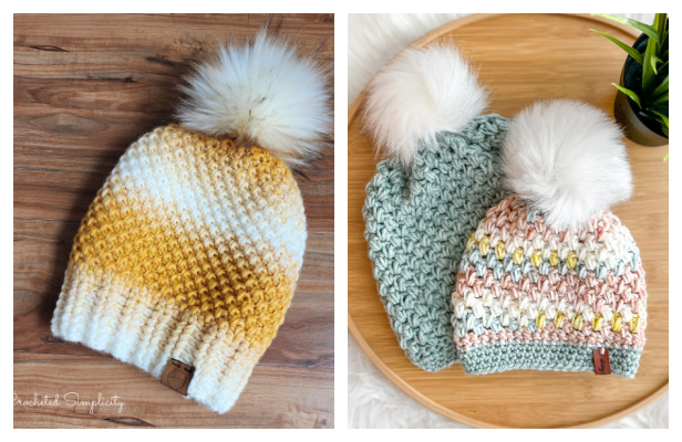 Handpicked Beanie Hat Free Crochet Patterns - DIY Magazine