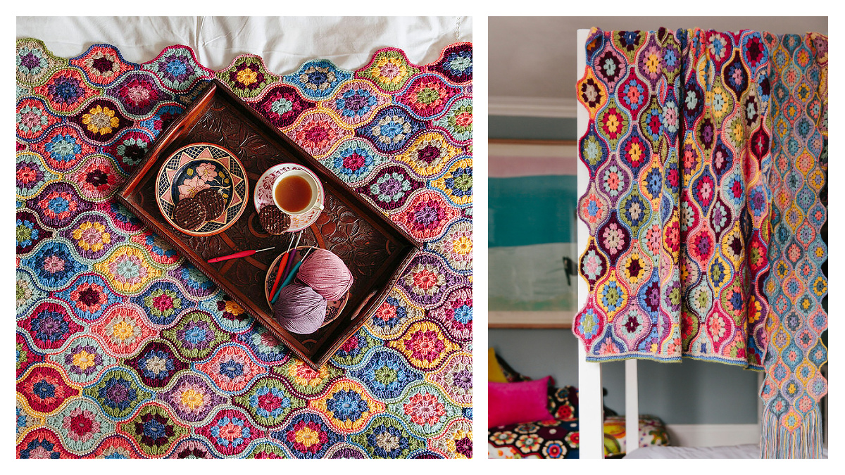 Mystical Lanterns Blanket Crochet Pattern - DIY Magazine