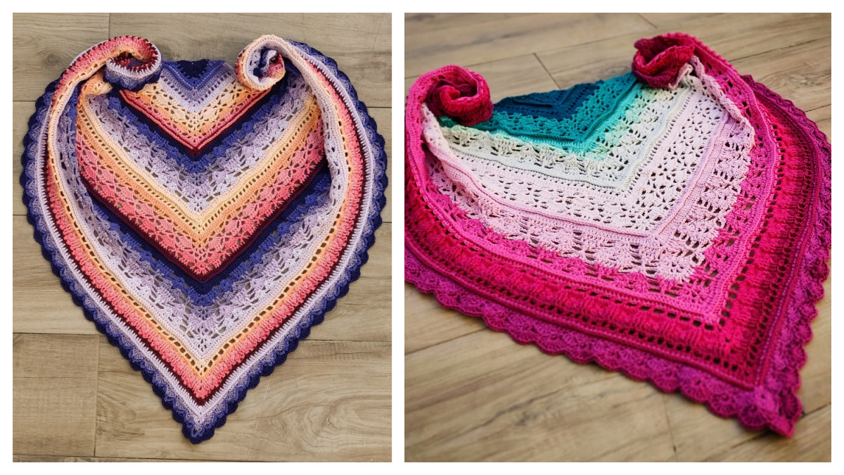 OolongTea Shawl Free Crochet Pattern - DIY Magazine