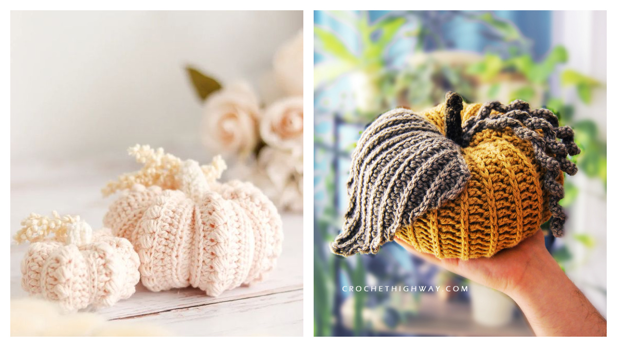 Fall Textured Pumpkin Crochet Patterns - DIY Magazine