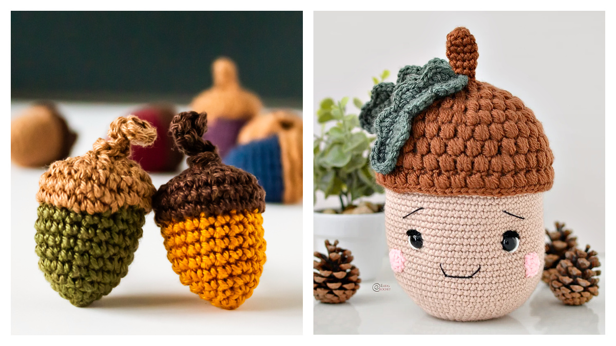 Amigurumi Acorn Free Crochet Patterns - DIY Magazine