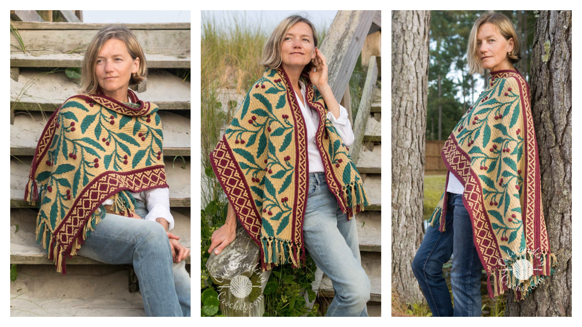 Forager Ruana and Shawl Crochet Pattern - DIY Magazine