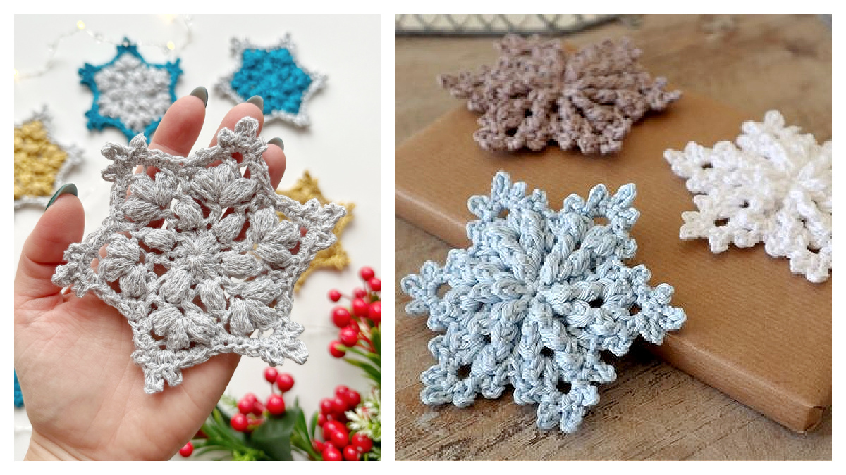 Christmas Snowflake Free Crochet Patterns - DIY Magazine