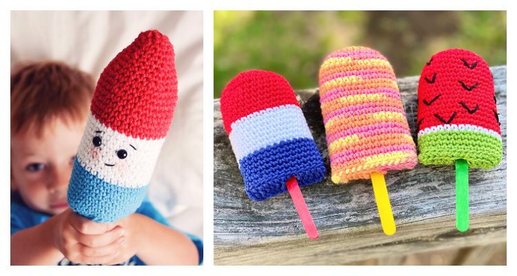 Crochet Ice Pop Amigurumi Free Patterns - DIY Magazine