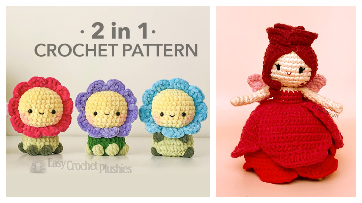 Amigurumi Flower Doll Crochet Patterns - DIY Magazine