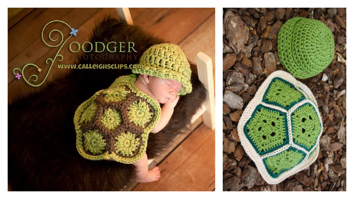 Little Turtle Prop Set Crochet Patterns - DIY Magazine