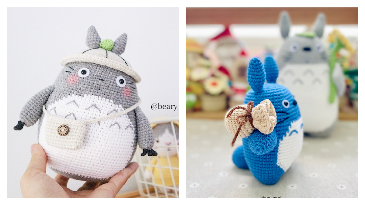 Crochet Totoro Amigurumi Free Patterns & Paid - DIY Magazine
