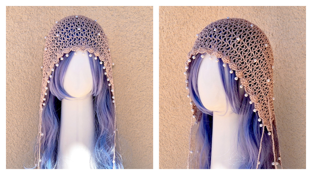 Lacy Beaded Hat Free Crochet Pattern - DIY Magazine