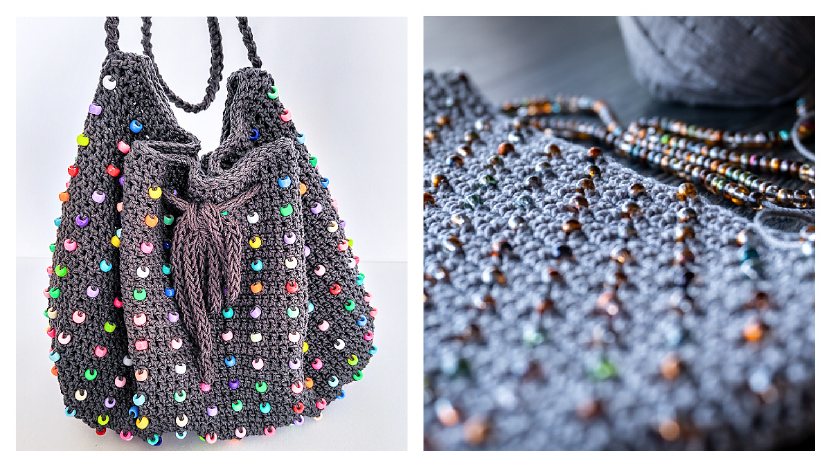 Summer Beaded Bag Free Crochet Patterns - DIY Magazine
