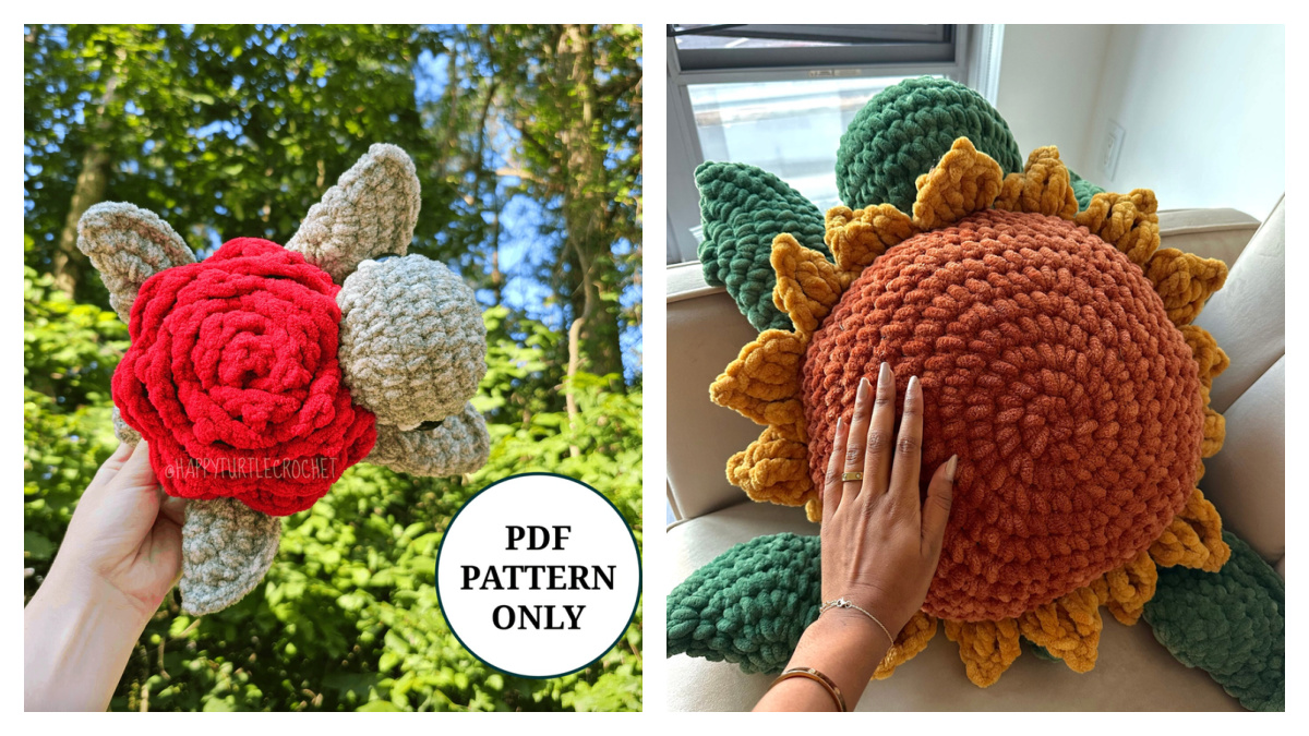 Crochet Flower Turtle Amigurumi Patterns - DIY Magazine