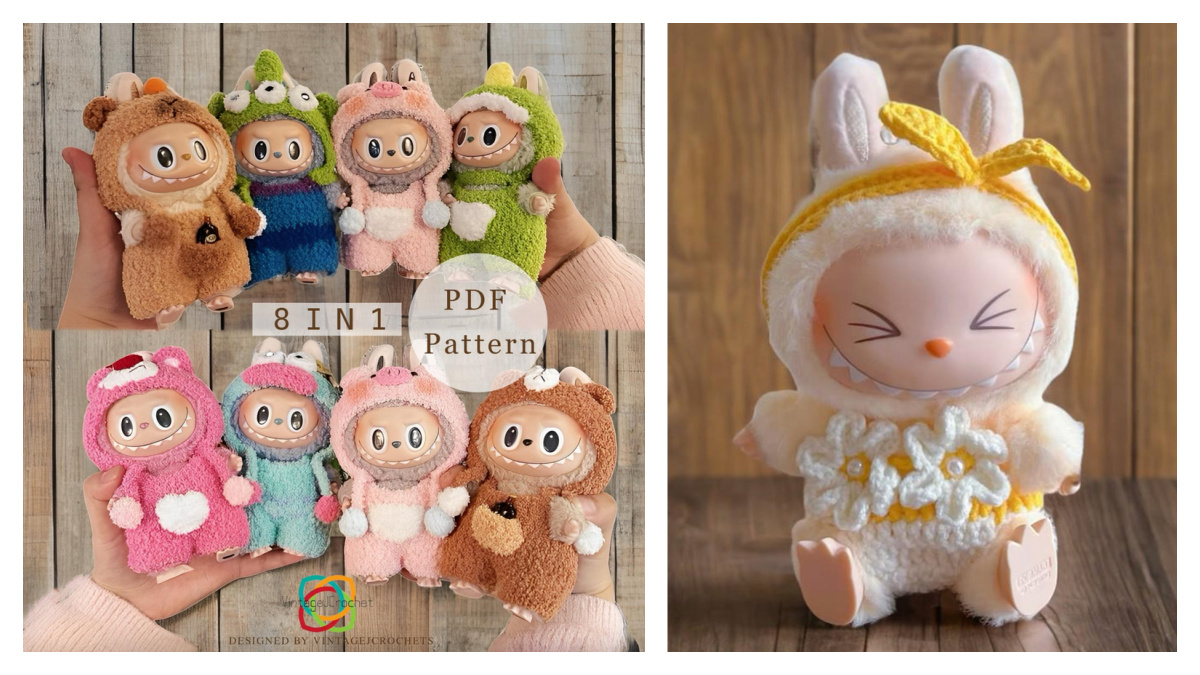 Labubu Outfit Crochet Patterns - DIY Magazine