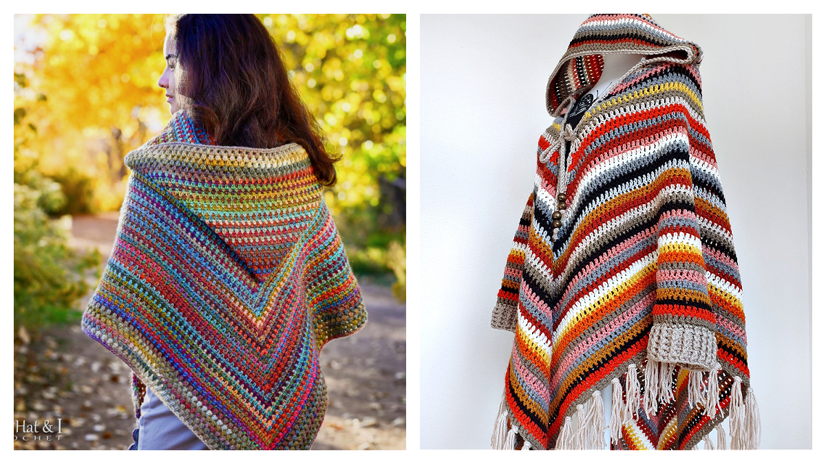 Hooded Shawl Crochet Patterns - DIY Magazine