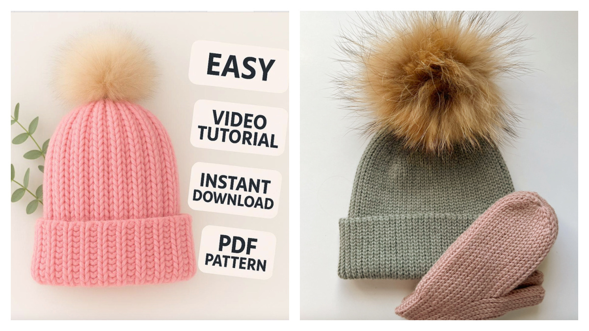 Knit Look Beanie Hat Crochet Patterns - DIY Magazine
