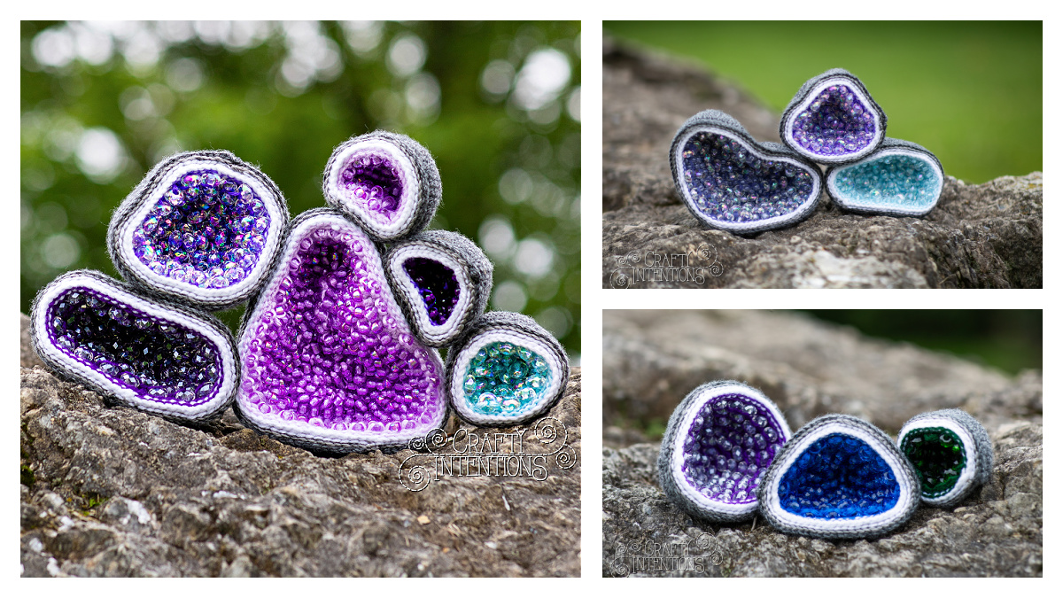 Beaded Geodes Crochet Pattern - DIY Magazine