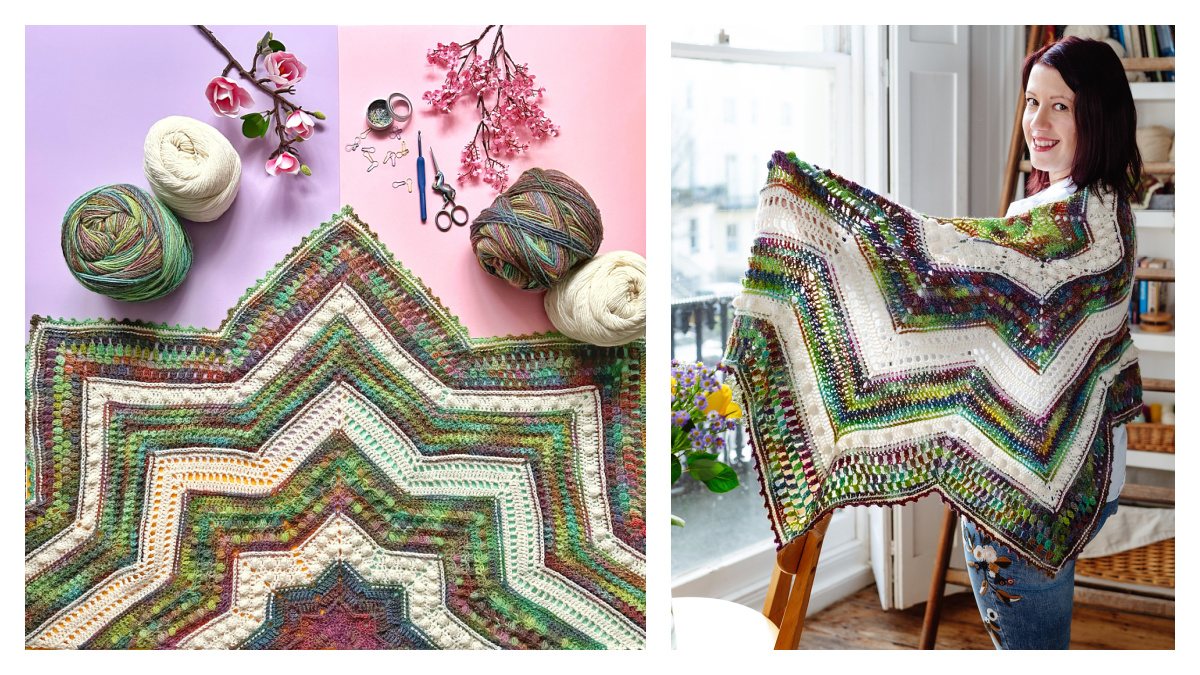 Be Your Own Star Shawl Crochet Pattern - DIY Magazine