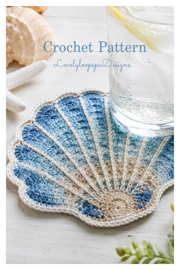 Ocean Themed Sea Beach Coaster Crochet Patterns - DIY Magazine